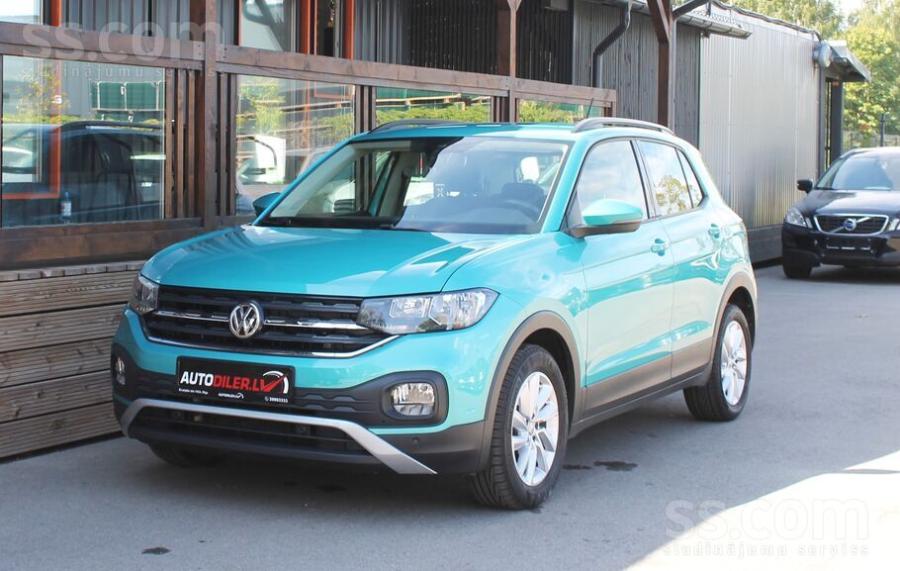 Zils Volkswagen T-Cross 2020 Rīga, ar dzinēja tilpumu 1.60 L un nobraukumu 0 tūkst. km par 12900 €, foto 4 vietnē AUTOMOTO.COM.LV