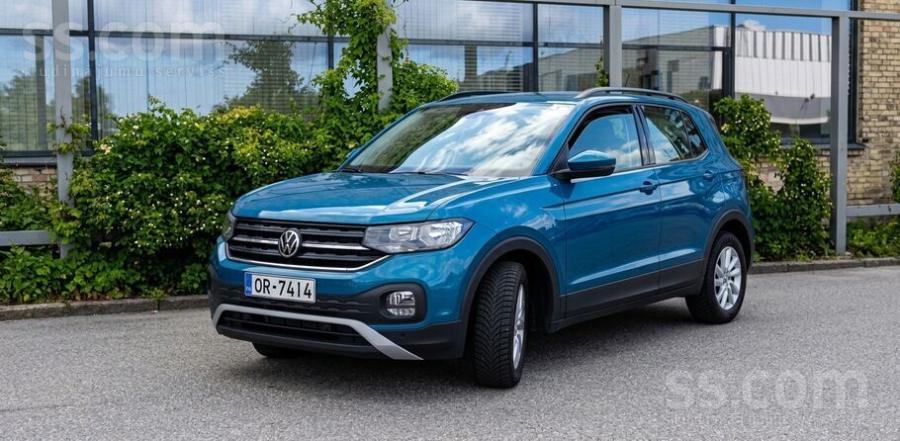 Синий Фольксваген T-Cross 2020 в Рига, объемом двигателя 1.00 л и пробегом 174 тыс. км за 13900 €, фото 1 на AUTOMOTO.COM.LV