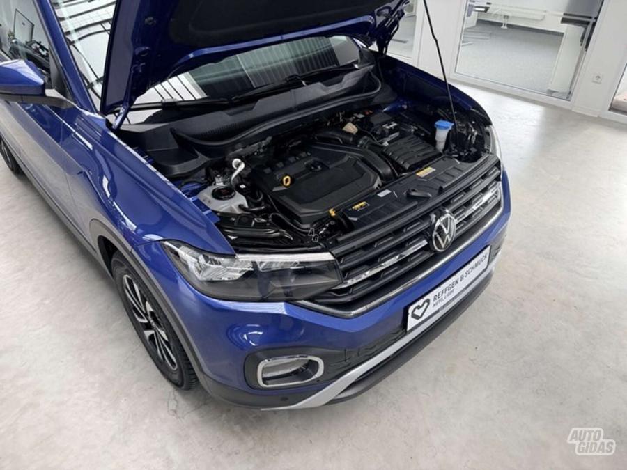 Blue Volkswagen T-Cross 2021 in Kaunas, with an engine capacity of 1.50 L and mileage of 25 thousand km for 26283 €, photo 11 on AUTOMOTO.COM.LV