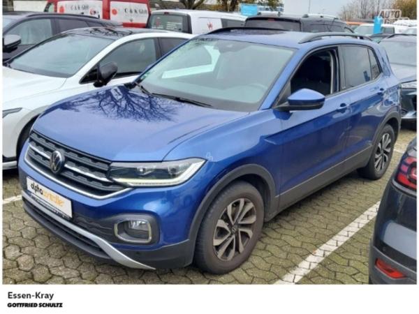 Zils Volkswagen T-Cross 2022 Kauņa, ar dzinēja tilpumu 1.00 L un nobraukumu 51 tūkst. km par 24306 €, foto 1 vietnē AUTOMOTO.COM.LV