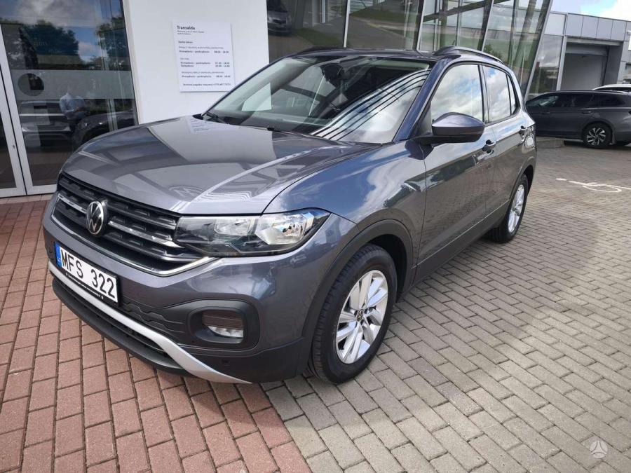 Zils Volkswagen T-Cross 2022 Šauļi, ar dzinēja tilpumu 1.00 L un nobraukumu 80 tūkst. km par 15600 €, foto 3 vietnē AUTOMOTO.COM.LV