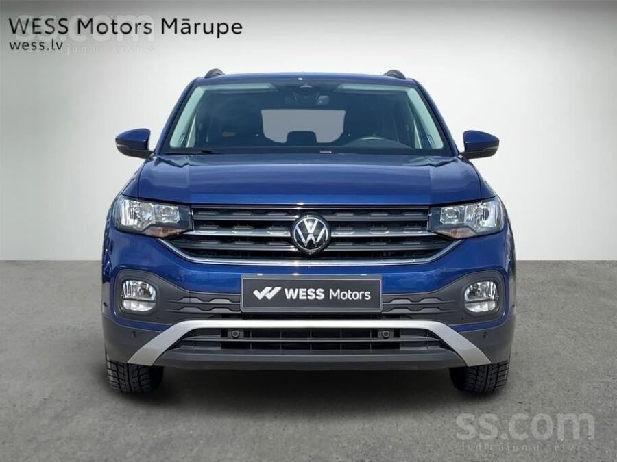 Синий Фольксваген T-Cross 2023 в Рига, объемом двигателя 1.00 л и пробегом 52 тыс. км за 17590 €, фото 6 на AUTOMOTO.COM.LV