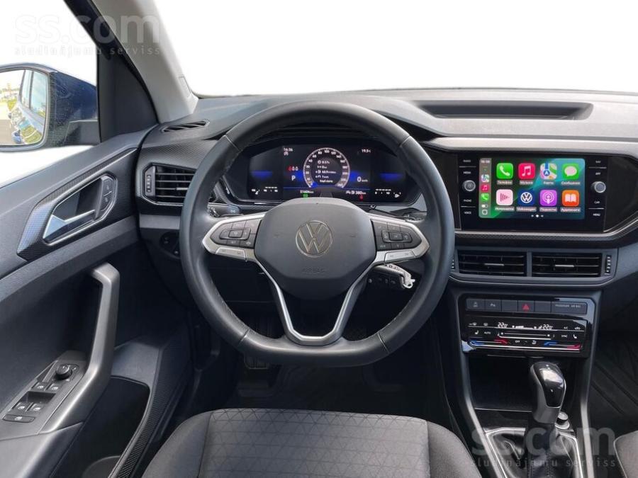 Синий Фольксваген T-Cross 2023 в Рига, объемом двигателя 1.00 л и пробегом 52 тыс. км за 17590 €, фото 10 на AUTOMOTO.COM.LV