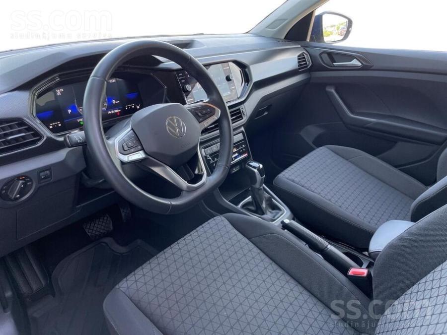 Синий Фольксваген T-Cross 2023 в Рига, объемом двигателя 1.00 л и пробегом 52 тыс. км за 17590 €, фото 12 на AUTOMOTO.COM.LV