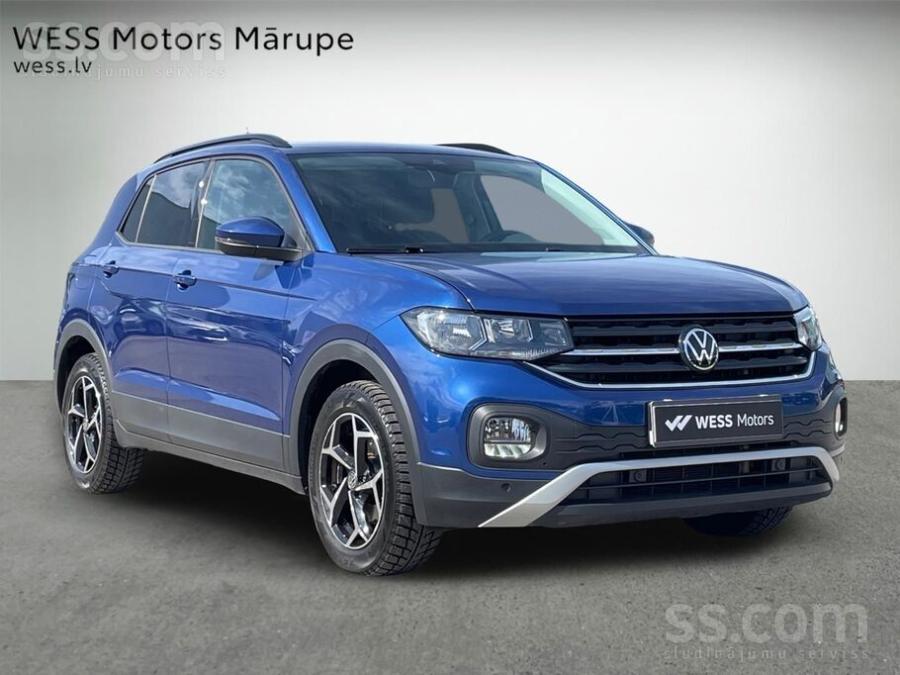 Синий Фольксваген T-Cross 2023 в Рига, объемом двигателя 1.00 л и пробегом 52 тыс. км за 17590 €, фото 19 на AUTOMOTO.COM.LV