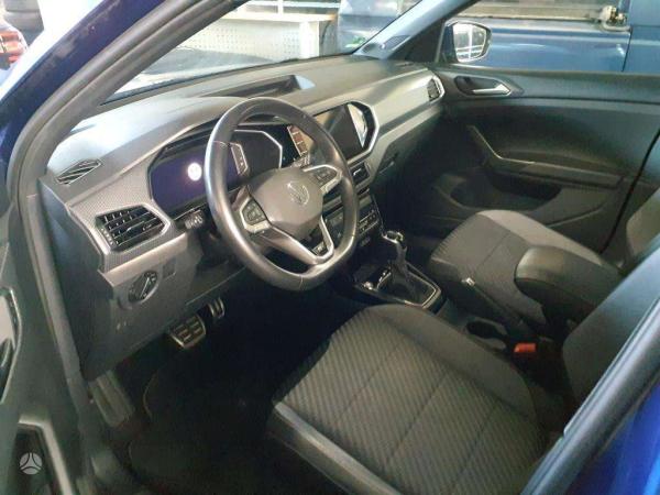 Zils Volkswagen T-Cross 2023 Viļņa, ar dzinēja tilpumu 1.50 L un nobraukumu 100 tūkst. km par 21360 €, foto 7 vietnē AUTOMOTO.COM.LV