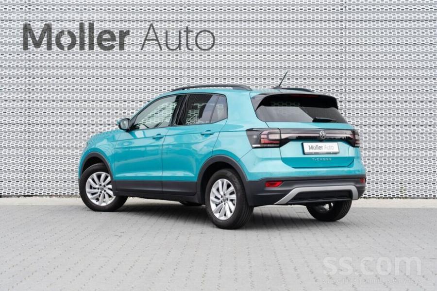 Синий Фольксваген T-Cross 2023 в Рига, объемом двигателя 1.00 л и пробегом 37 тыс. км за 19900 €, фото 4 на AUTOMOTO.COM.LV