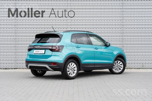 Zils Volkswagen T-Cross 2023 Rīga, ar dzinēja tilpumu 1.00 L un nobraukumu 37 tūkst. km par 19900 €, foto 4 vietnē AUTOMOTO.COM.LV