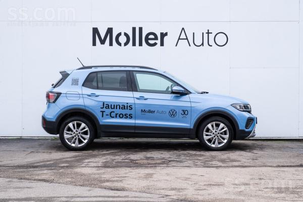Синий Фольксваген T-Cross 2024 в Рига, объемом двигателя 1.00 л и пробегом 11 тыс. км за 22900 €, фото 5 на AUTOMOTO.COM.LV