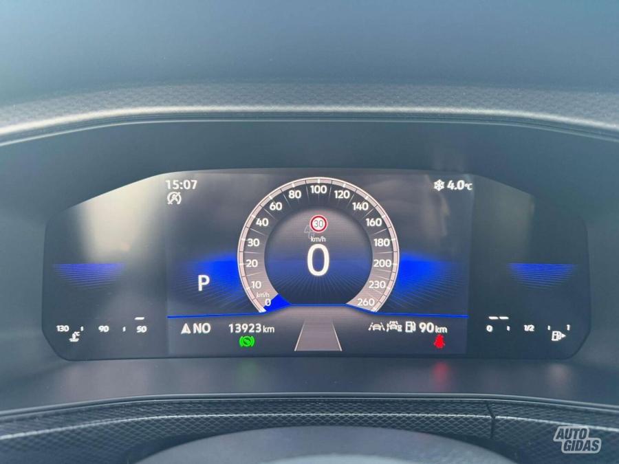 Синий Фольксваген T-Cross 2024 в Каунас, объемом двигателя 1.00 л и пробегом 14 тыс. км за 28570 €, фото 14 на AUTOMOTO.COM.LV