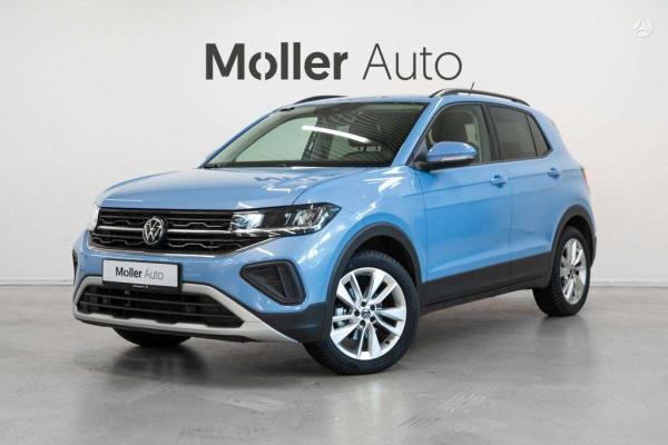 Zils Volkswagen T-Cross 2025 Viļņa, ar dzinēja tilpumu 1.00 L un nobraukumu 21 tūkst. km par 20900 €, foto 1 vietnē AUTOMOTO.COM.LV