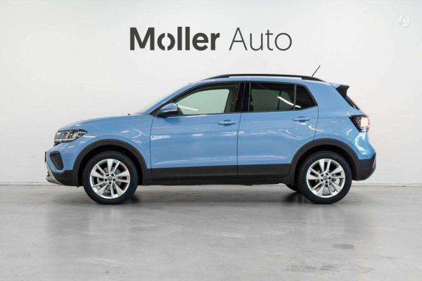 Zils Volkswagen T-Cross 2025 Viļņa, ar dzinēja tilpumu 1.00 L un nobraukumu 21 tūkst. km par 20900 €, foto 2 vietnē AUTOMOTO.COM.LV