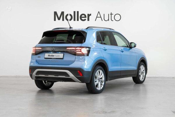 Zils Volkswagen T-Cross 2025 Viļņa, ar dzinēja tilpumu 1.00 L un nobraukumu 21 tūkst. km par 20900 €, foto 3 vietnē AUTOMOTO.COM.LV