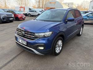 Blue Volkswagen T-Cross 2022 in Riga, with an engine capacity of 1.00 L and mileage of 96 thousand km for 15300 €, photo  on AUTOMOTO.COM.LV