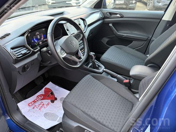 Zils Volkswagen T-Cross 2022 Rīga, ar dzinēja tilpumu 1.00 L un nobraukumu 96 tūkst. km par 15300 €, foto 5 vietnē AUTOMOTO.COM.LV