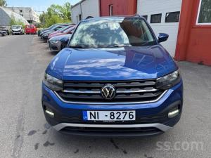 Blue Volkswagen T-Cross 2022 in Riga, with an engine capacity of 1.00 L and mileage of 96 thousand km for 14990 €, photo 3 on AUTOMOTO.COM.LV
