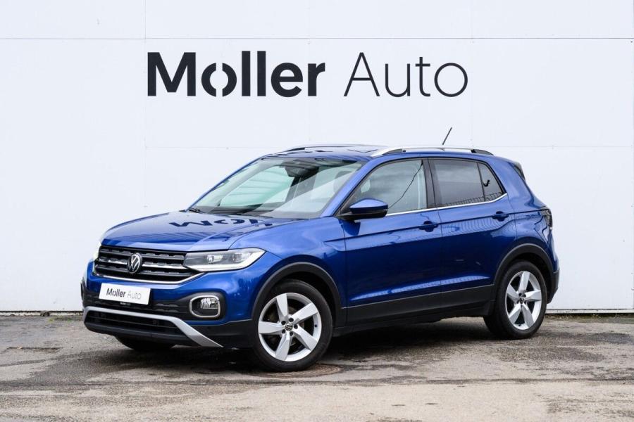 Синий Фольксваген T-Cross 2024 в Рига, объемом двигателя 1.50 л и пробегом 39 тыс. км за 21750 €, фото 1 на AUTOMOTO.COM.LV