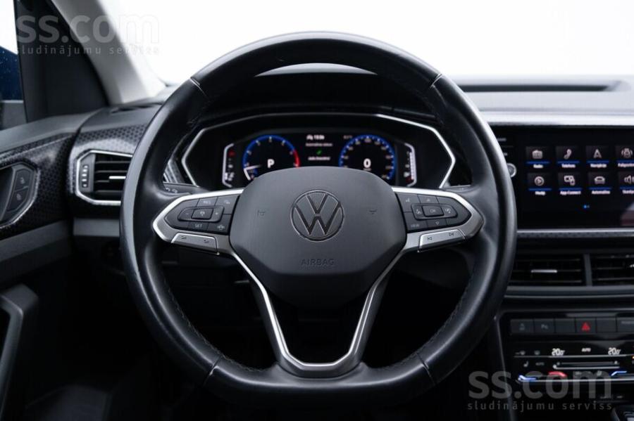 Zils Volkswagen T-Cross 2024 Rīga, ar dzinēja tilpumu 1.50 L un nobraukumu 39 tūkst. km par 21750 €, foto 13 vietnē AUTOMOTO.COM.LV