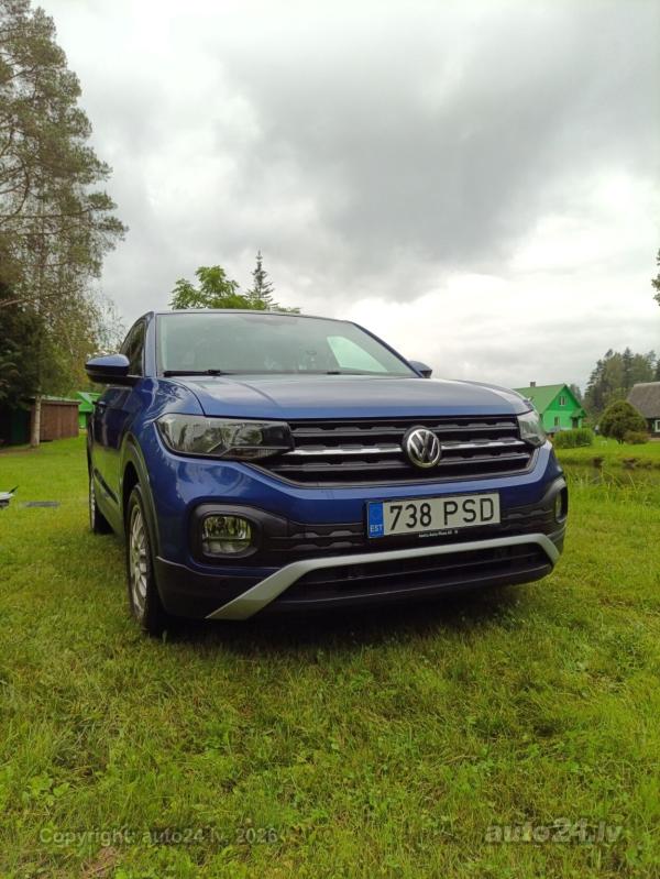 Zils Volkswagen T-Cross 2019 Tallina, ar dzinēja tilpumu 1.60 L un nobraukumu 90 tūkst. km par 22000 €, foto 1 vietnē AUTOMOTO.COM.LV