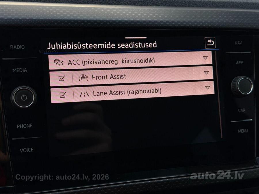 Синий Фольксваген T-Cross 2021 в Пярну, объемом двигателя 1.00 л и пробегом 20 тыс. км за 16900 €, фото 12 на AUTOMOTO.COM.LV