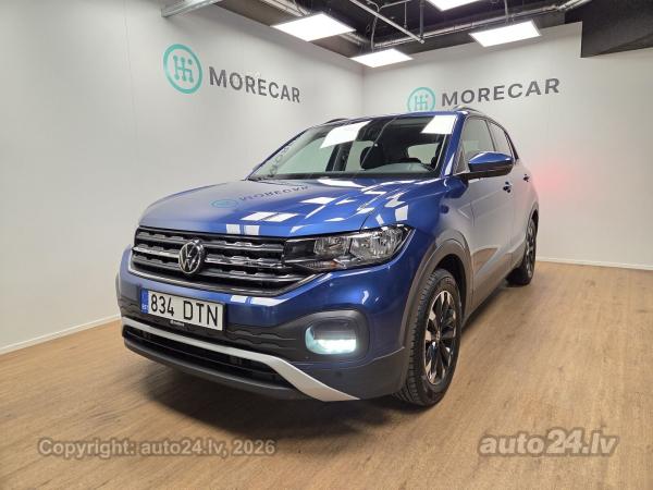 Синий Фольксваген T-Cross 2022 в Таллин, объемом двигателя 1.00 л и пробегом 67 тыс. км за 17900 €, фото 3 на AUTOMOTO.COM.LV