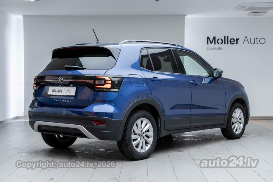 Синий Фольксваген T-Cross 2023 в Таллин, объемом двигателя 1.00 л и пробегом 130 тыс. км за 19990 €, фото 7 на AUTOMOTO.COM.LV