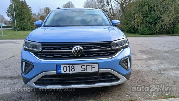 Zils Volkswagen T-Cross 2024 Tallina, ar dzinēja tilpumu 1.00 L un nobraukumu 15 tūkst. km par 21990 €, foto 5 vietnē AUTOMOTO.COM.LV