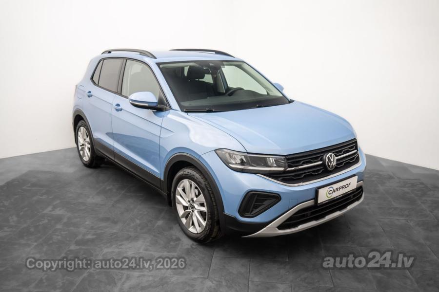 Zils Volkswagen T-Cross 2024 Tallina, ar dzinēja tilpumu 1.00 L un nobraukumu 9 tūkst. km par 21900 €, foto 4 vietnē AUTOMOTO.COM.LV