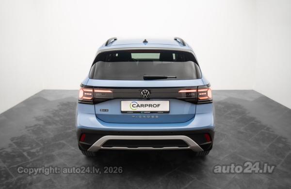 Blue Volkswagen T-Cross 2024 in Tallinn, with an engine capacity of 1.00 L and mileage of 9 thousand km for 21900 €, photo 5 on AUTOMOTO.COM.LV