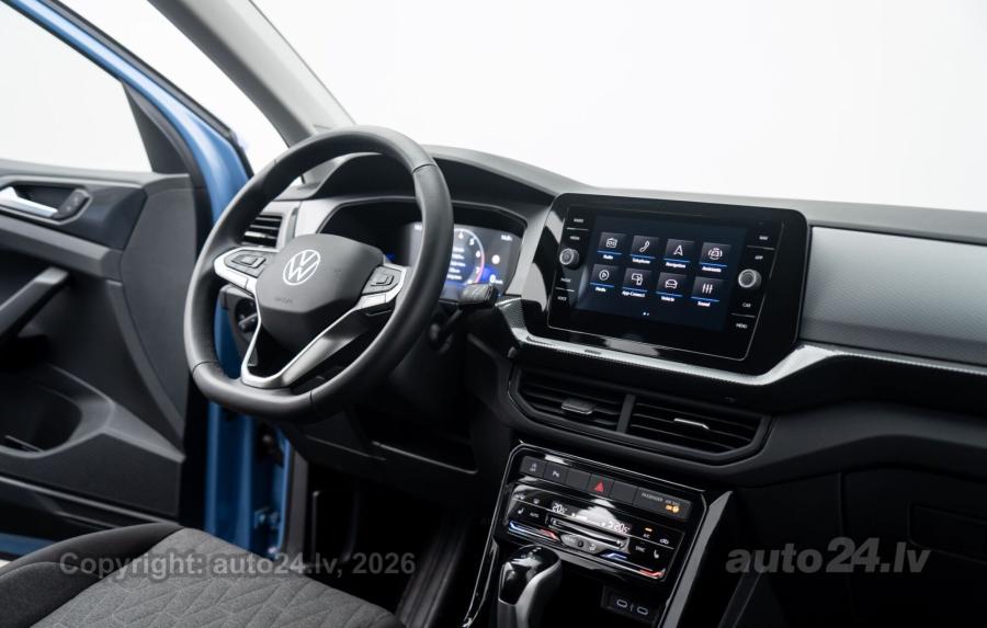 Zils Volkswagen T-Cross 2024 Tallina, ar dzinēja tilpumu 1.00 L un nobraukumu 9 tūkst. km par 21900 €, foto 13 vietnē AUTOMOTO.COM.LV