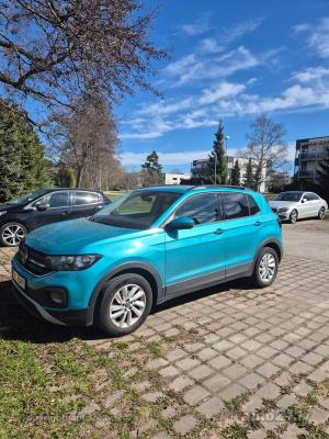 Green Volkswagen T-Cross 2021 in Tallinn, with an engine capacity of 1.00 L and mileage of 62 thousand km for 13900 €, photo  on AUTOMOTO.COM.LV