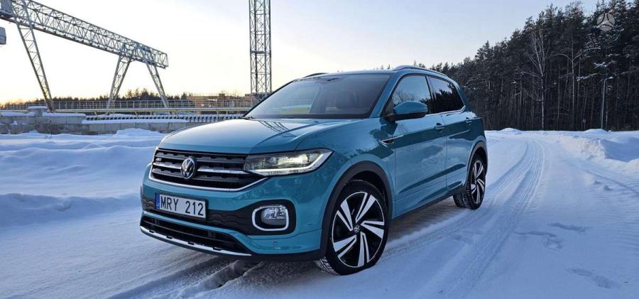 Zaļš Volkswagen T-Cross 2022 Viļņa, ar dzinēja tilpumu 1.00 L un nobraukumu 41 tūkst. km par 18900 €, foto 1 vietnē AUTOMOTO.COM.LV