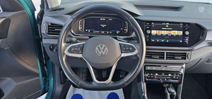 Zaļš Volkswagen T-Cross 2022 Viļņa, ar dzinēja tilpumu 1.00 L un nobraukumu 41 tūkst. km par 18900 €, foto 5 vietnē AUTOMOTO.COM.LV
