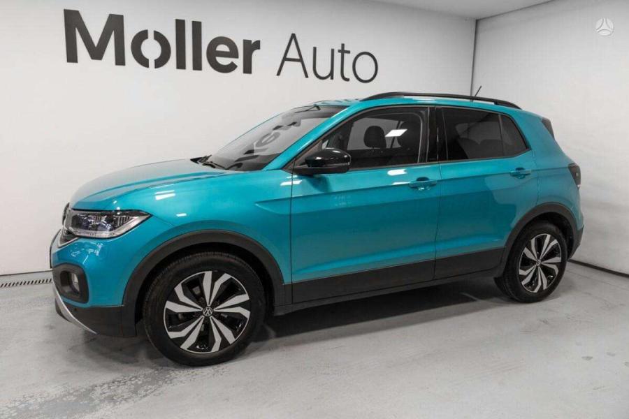 Zaļš Volkswagen T-Cross 2023 Viļņa, ar dzinēja tilpumu 1.00 L un nobraukumu 22 tūkst. km par 19900 €, foto 2 vietnē AUTOMOTO.COM.LV