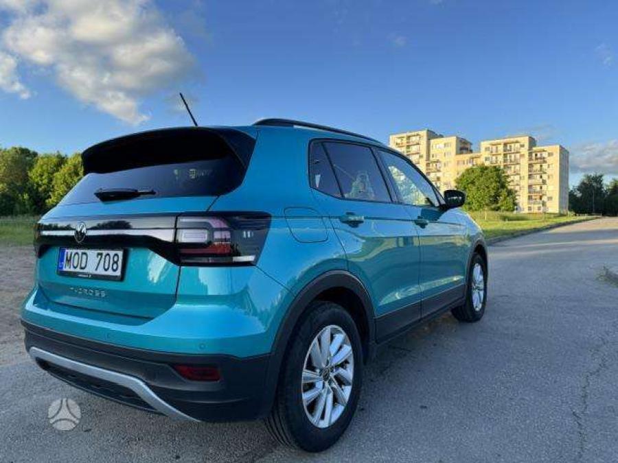 Зеленый Фольксваген T-Cross 2023 в Вильнюс, объемом двигателя 1.00 л и пробегом 13 тыс. км за 20500 €, фото 8 на AUTOMOTO.COM.LV