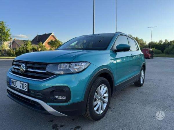 Green Volkswagen T-Cross 2023 in Vilnius, with an engine capacity of 1.00 L and mileage of 13 thousand km for 20500 €, photo 10 on AUTOMOTO.COM.LV