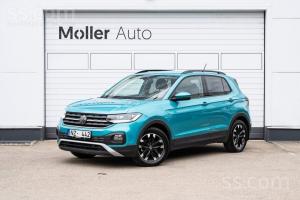 Зеленый Фольксваген T-Cross 2024 в Рига, объемом двигателя 1.00 л и пробегом 28 тыс. км за 20950 €, фото  на AUTOMOTO.COM.LV