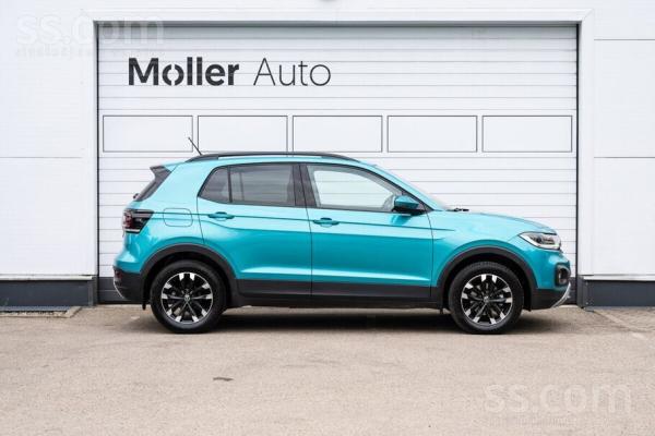 Green Volkswagen T-Cross 2024 in Riga, with an engine capacity of 1.00 L and mileage of 28 thousand km for 20950 €, photo 5 on AUTOMOTO.COM.LV