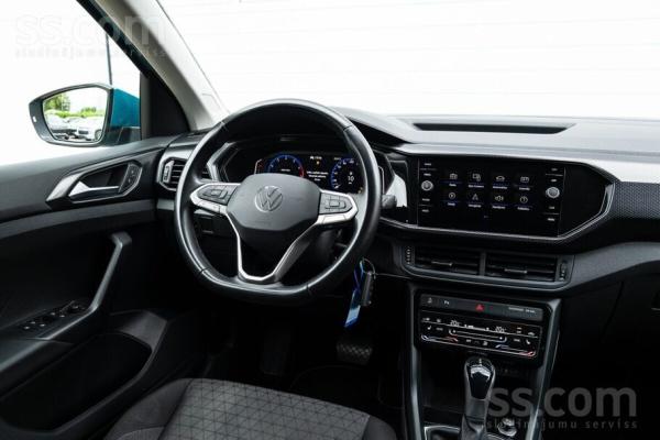 Green Volkswagen T-Cross 2024 in Riga, with an engine capacity of 1.00 L and mileage of 28 thousand km for 20950 €, photo 9 on AUTOMOTO.COM.LV