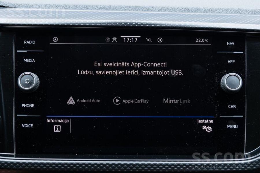 Green Volkswagen T-Cross 2024 in Riga, with an engine capacity of 1.00 L and mileage of 28 thousand km for 20950 €, photo 12 on AUTOMOTO.COM.LV