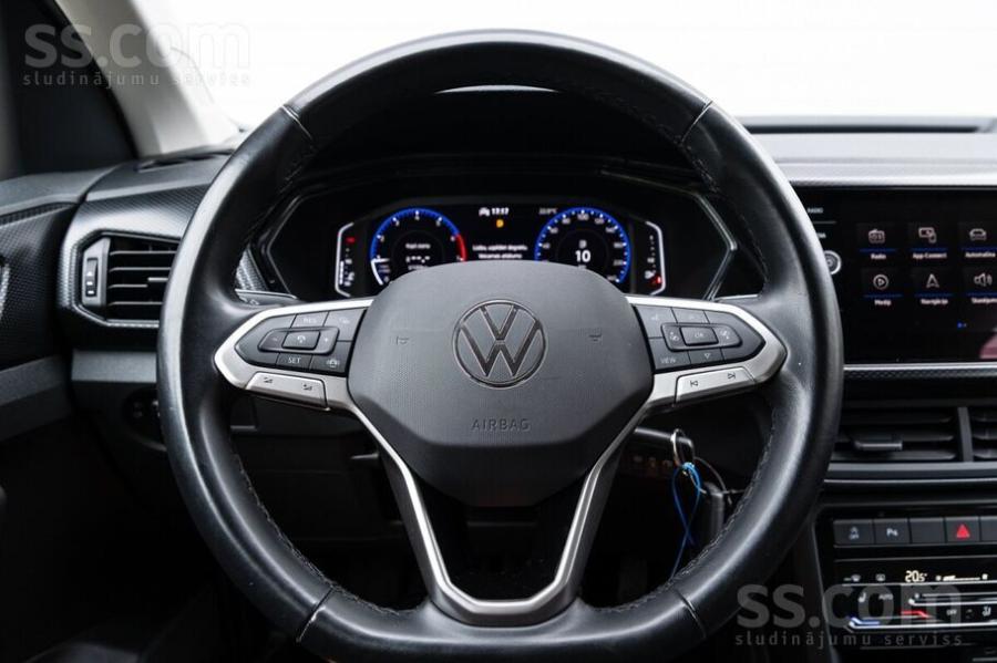 Green Volkswagen T-Cross 2024 in Riga, with an engine capacity of 1.00 L and mileage of 28 thousand km for 20950 €, photo 18 on AUTOMOTO.COM.LV