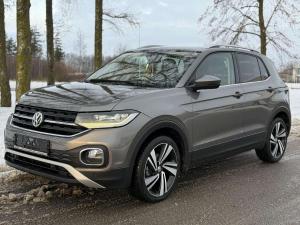 Grey Volkswagen T-Cross 2019 in Panevezys, with an engine capacity of 1.60 L and mileage of 140 thousand km for 14990 €, photo 4 on AUTOMOTO.COM.LV