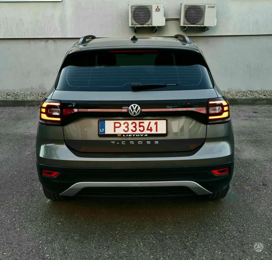 Pelēks Volkswagen T-Cross 2019 Kauņa, ar dzinēja tilpumu 1.00 L un nobraukumu 176 tūkst. km par 13500 €, foto 7 vietnē AUTOMOTO.COM.LV