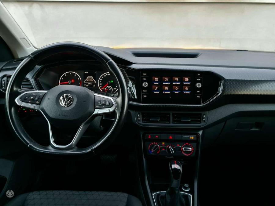 Pelēks Volkswagen T-Cross 2019 Kauņa, ar dzinēja tilpumu 1.00 L un nobraukumu 176 tūkst. km par 13500 €, foto 11 vietnē AUTOMOTO.COM.LV