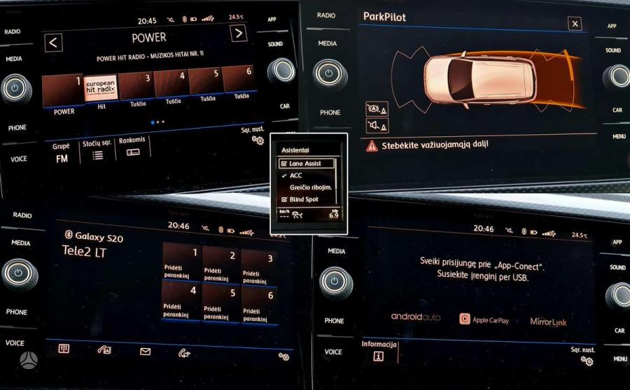 Pelēks Volkswagen T-Cross 2019 Kauņa, ar dzinēja tilpumu 1.00 L un nobraukumu 176 tūkst. km par 13500 €, foto 15 vietnē AUTOMOTO.COM.LV