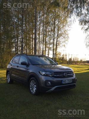Серый Фольксваген T-Cross 2019 в Балви, объемом двигателя 1.60 л и пробегом 157 тыс. км за 14500 €, фото  на AUTOMOTO.COM.LV