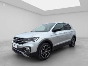 Grey Volkswagen T-Cross 2019 in Vilnius, with an engine capacity of 1.00 L and mileage of 198 thousand km for 14890 €, photo  on AUTOMOTO.COM.LV