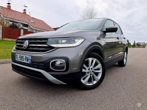 Grey Volkswagen T-Cross 2020 in Klaipeda, with an engine capacity of 1.60 L and mileage of 199 thousand km for 14990 €, photo  on AUTOMOTO.COM.LV