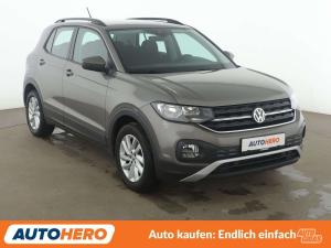 Pelēks Volkswagen T-Cross 2020 Kauņa, ar dzinēja tilpumu 1.00 L un nobraukumu 22 tūkst. km par 23286 €, foto 8 vietnē AUTOMOTO.COM.LV