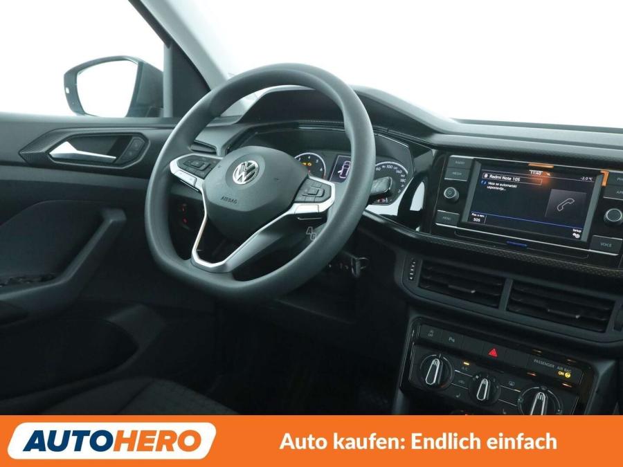 Pelēks Volkswagen T-Cross 2020 Kauņa, ar dzinēja tilpumu 1.00 L un nobraukumu 22 tūkst. km par 23286 €, foto 13 vietnē AUTOMOTO.COM.LV